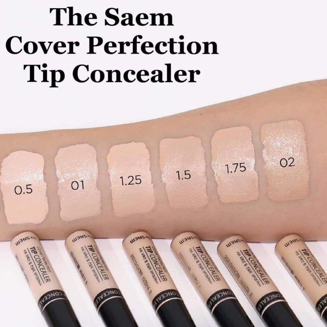 The saem Cover Perfection Tip Concealer | Corrector de alta cobertura – Beautyholics